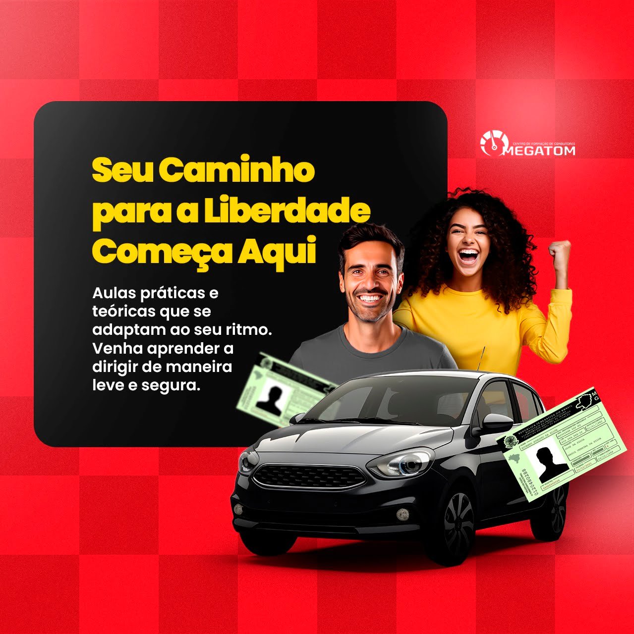 Autoescola Megatom | Categoria A, B e D | Megatom Autoescola