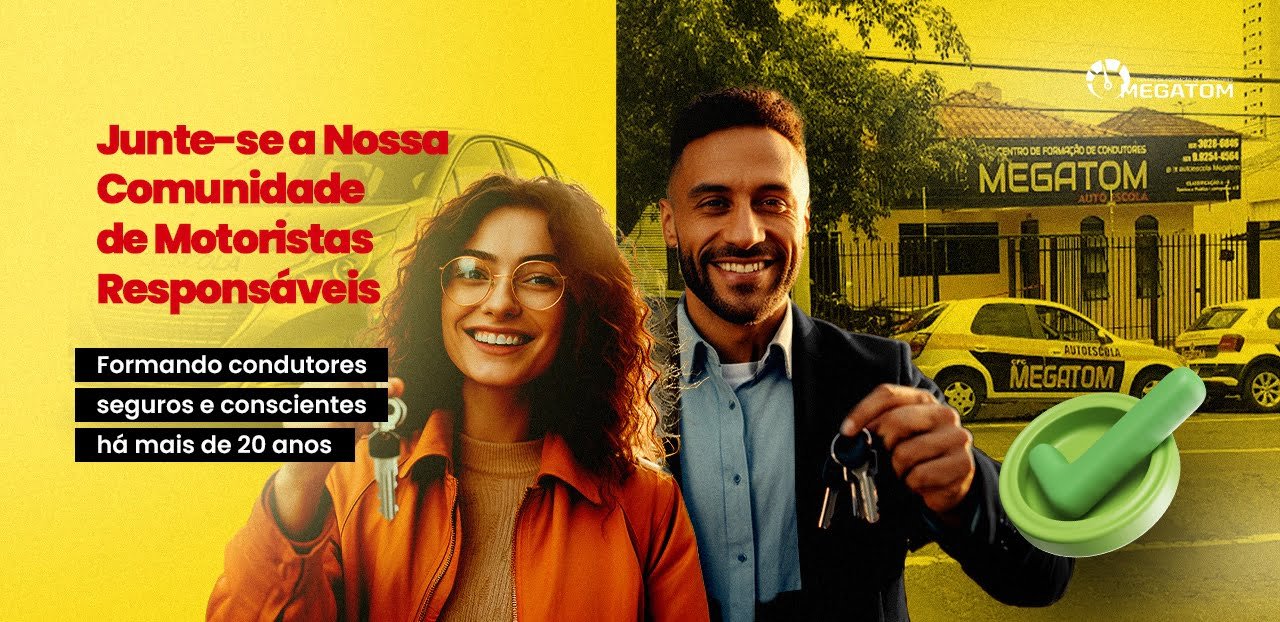 Autoescola Megatom | Categoria A, B e D | Megatom Autoescola